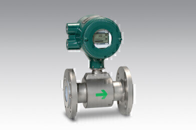 Two-wire magnetic flowmeter offers high performance using dual ...