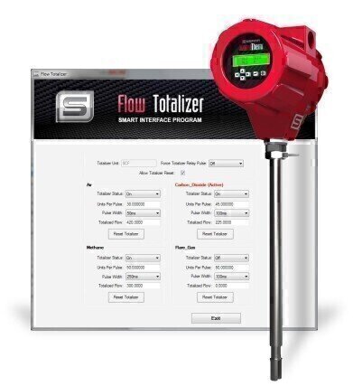 Multi-Gas Flow Totaliser Software Petro Online